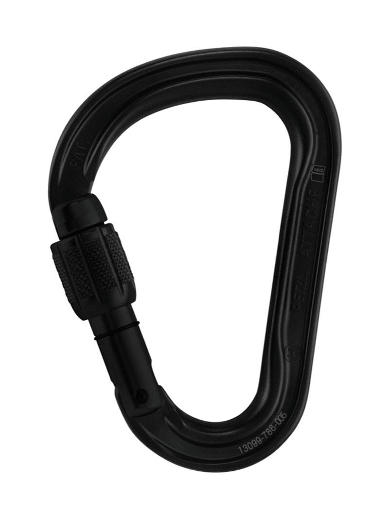 Petzl Attache Lightweight Compact Black Karabiner
